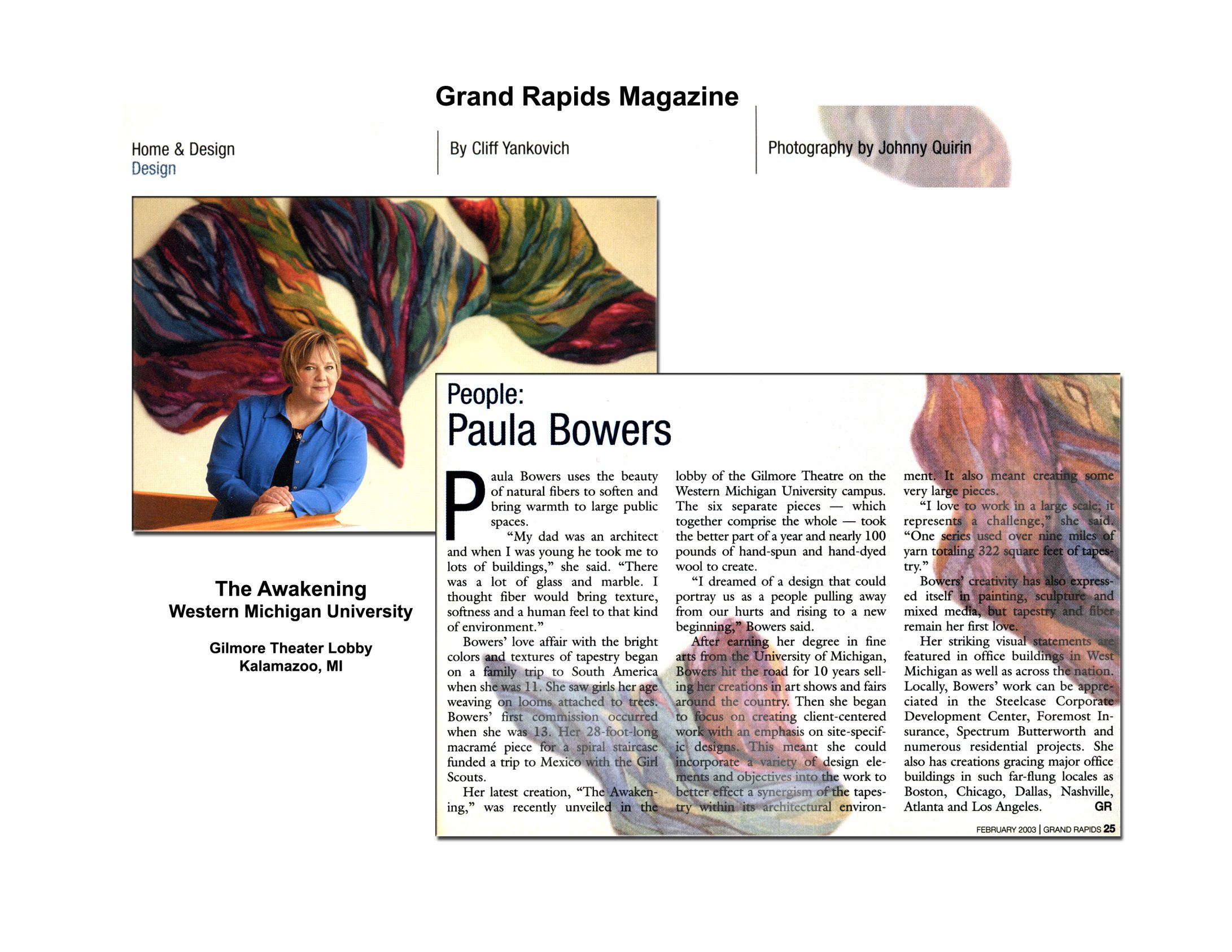 About The Artist – Paula Bowers Design